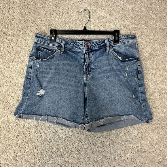 GAP | Shorts | Gap Jean Shorts Womens 32 Blue Denim Cut Offs Casual ...